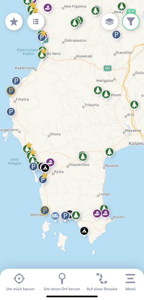 Park4night: App zur unkomplizierten Stellplatz- und Versorgungssuche